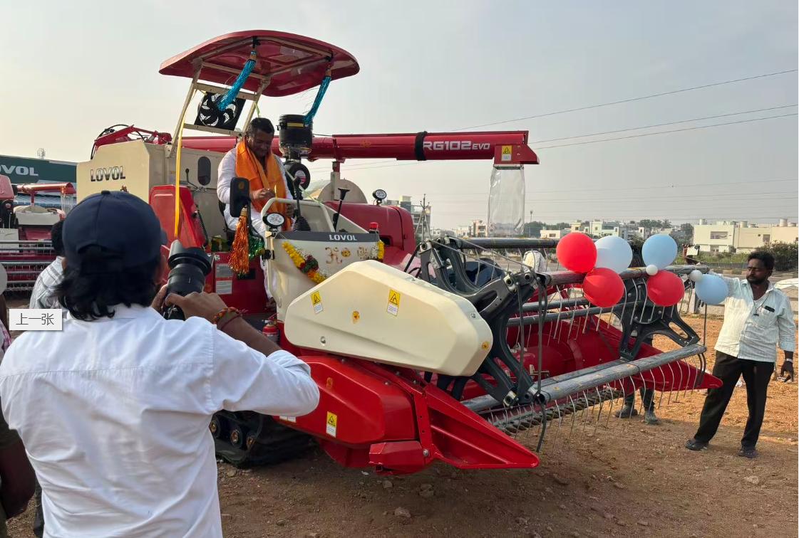 Telangana Legislators Visit Lovol Warehouse for Inspection: Rice Transplanter Driving Experience ...